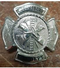 GREENSBORO NC FIRE DEPT - ER Badge