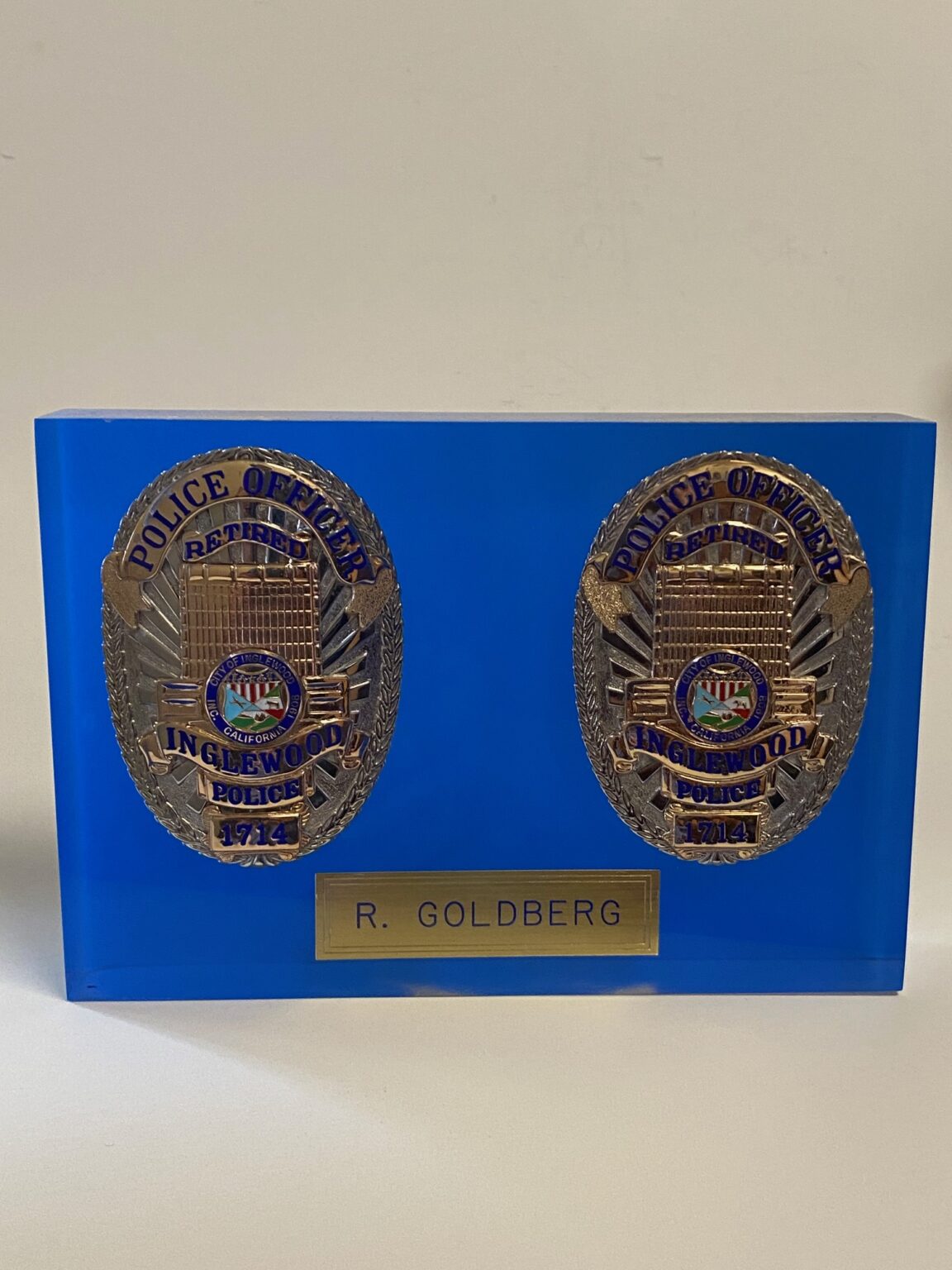 RECTANGLE WITH TWO BADGES - ER Badge