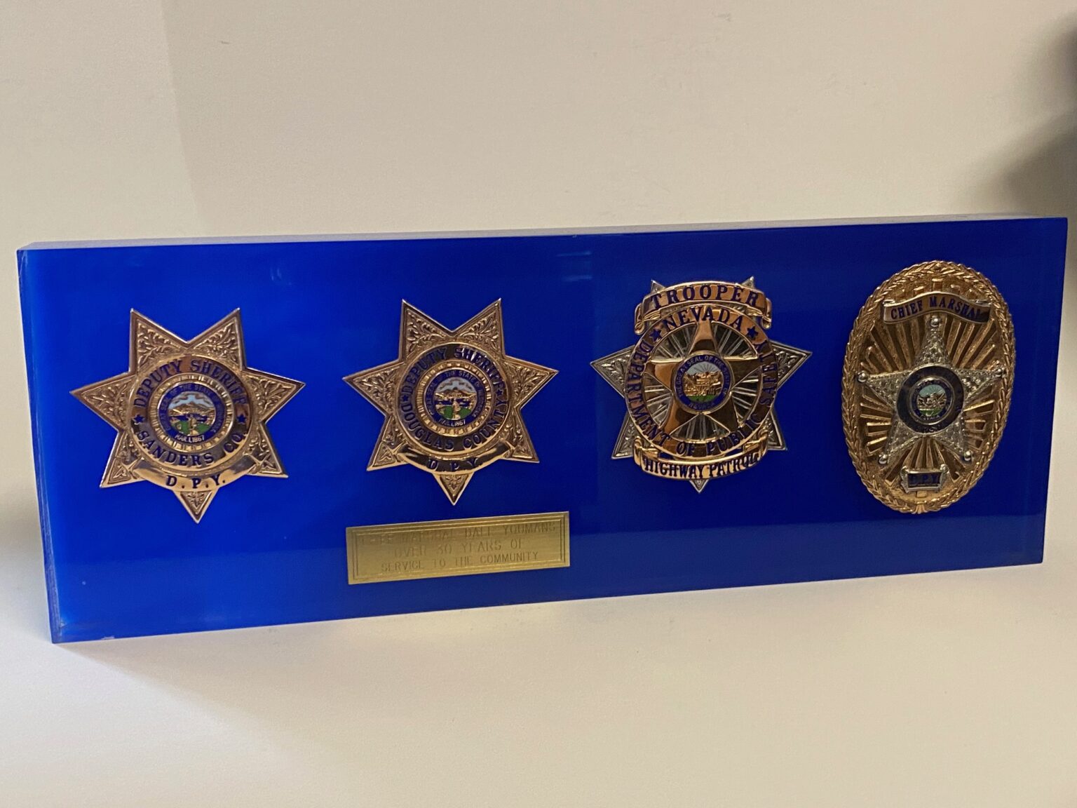 RECTANGLE WITH FOUR BADGES - ER Badge