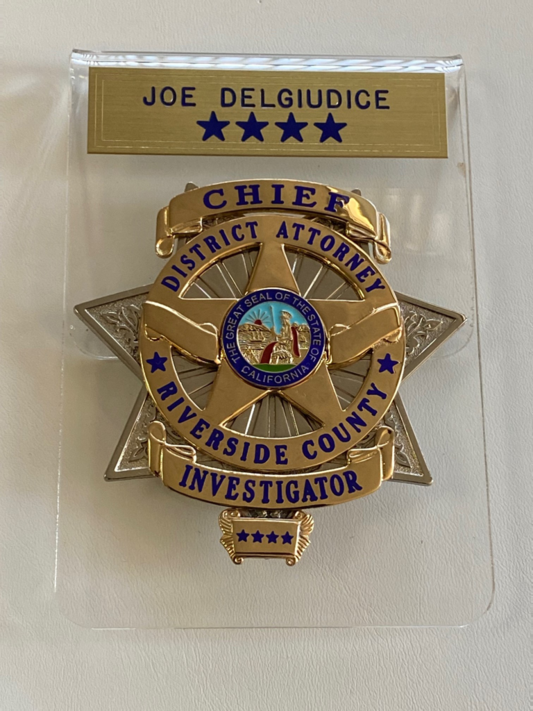 RIVERSIDE COUNTY DISTRICT ATTORNEY PID-23 - ER Badge RIVERSIDE COUNTY DISTRICT ATTORNEY PID-23 - ER Badge
