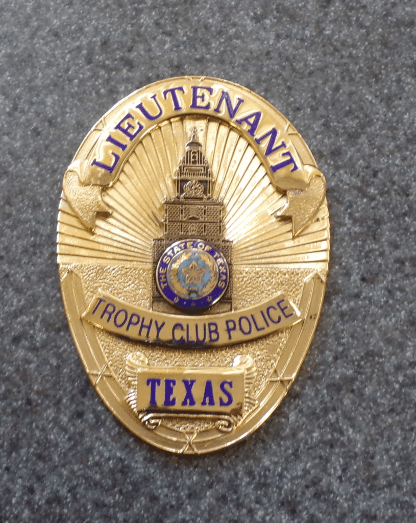 TROPHY CLUB POLICE DEPARTMENT - ER Badge