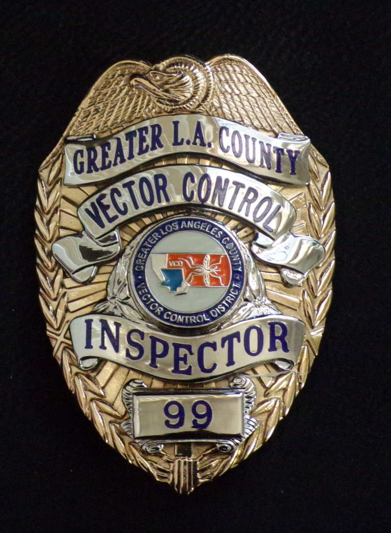 GREATER L.A. COUNTY VECTOR CONTROL - ER Badge