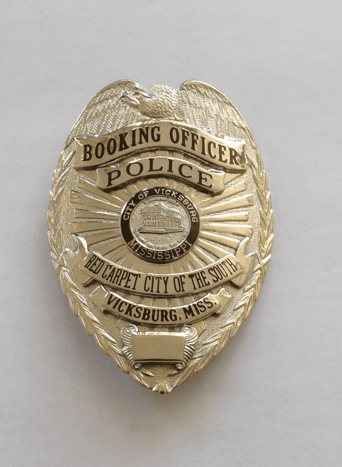 VICKSBURG POLICE DEPARTMENT - ER Badge